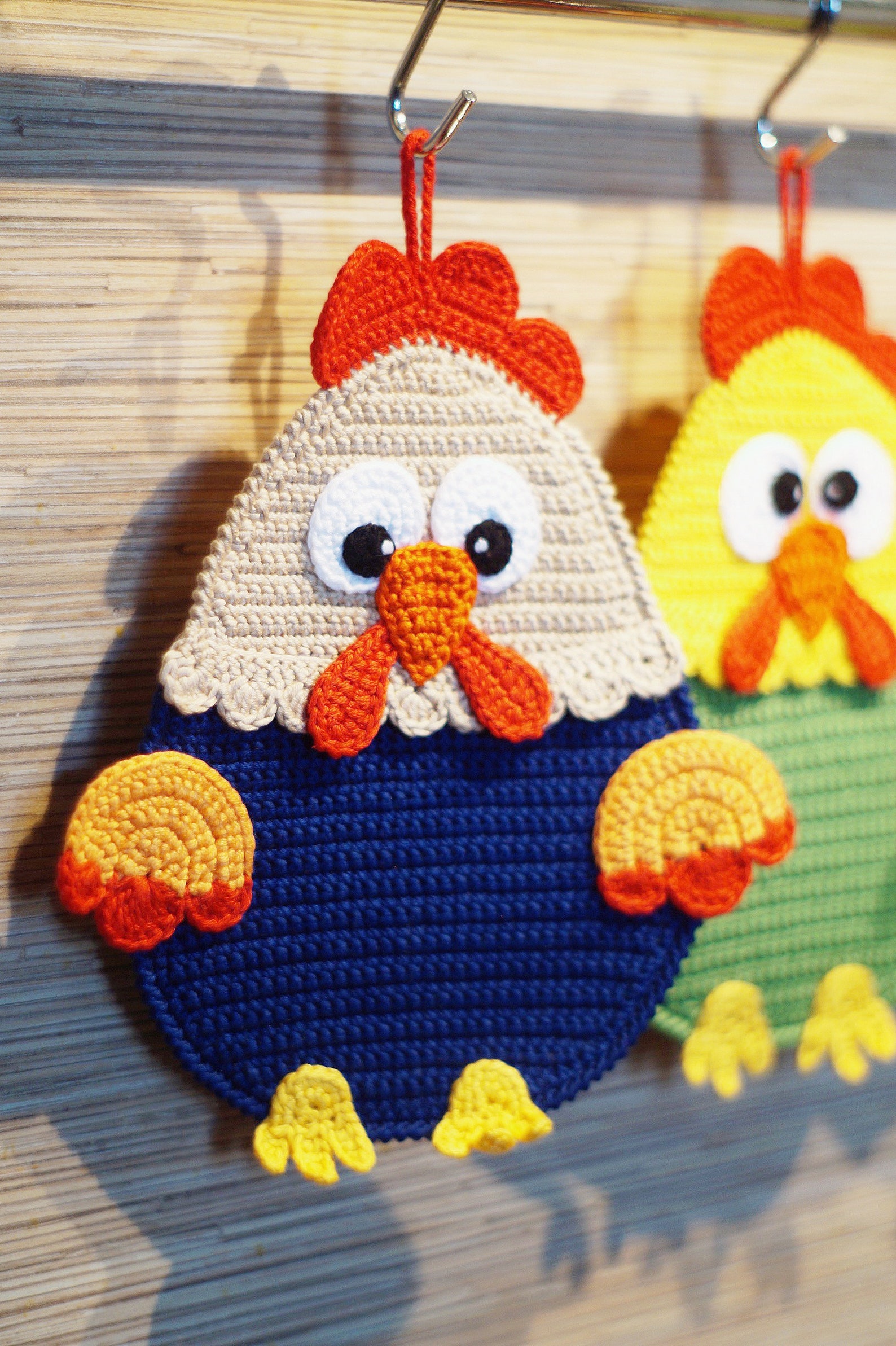 Chicken Crochet Pattern – Rooster, Hen Amigurumi Decor (PDF Pattern ...