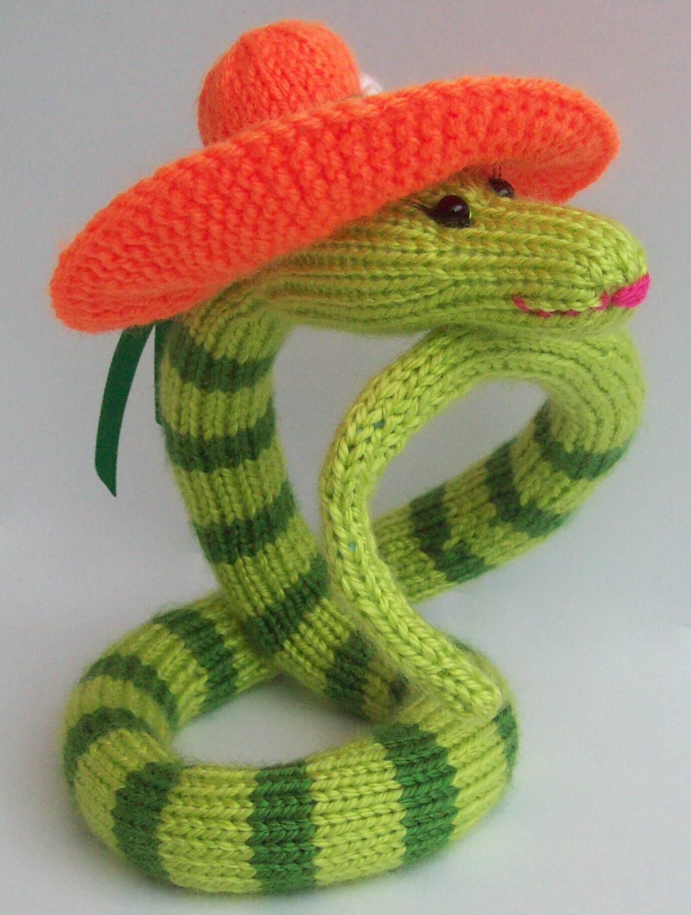 008 Knitting Pattern - Snake Boa Beauty - Amigurumi PDF File by ...