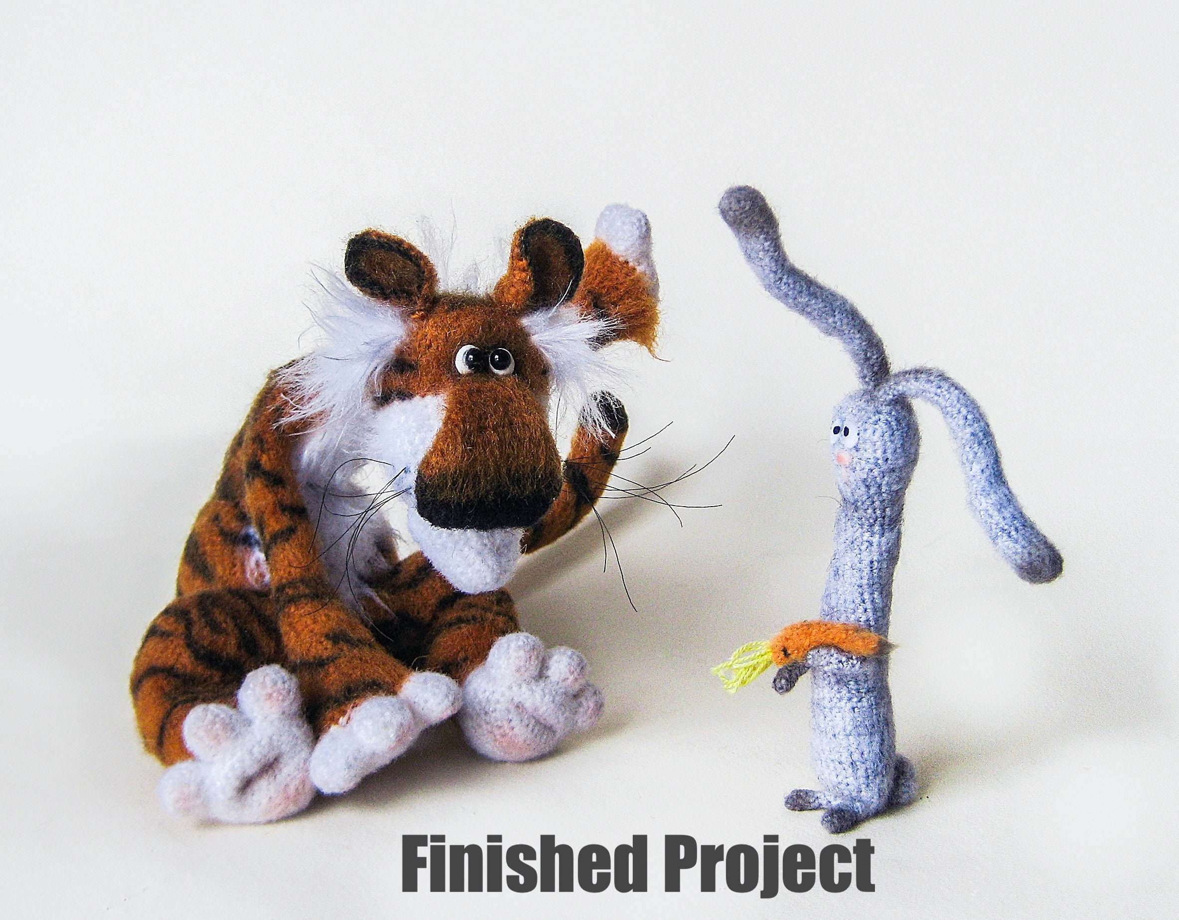 304 Crochet Pattern Vzhik the Tiger Soft Toy PDF File by - Etsy UK