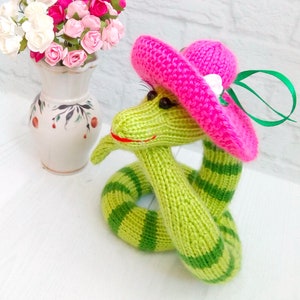 008 Knitting Pattern - Snake Boa Beauty - Amigurumi PDF File by ...