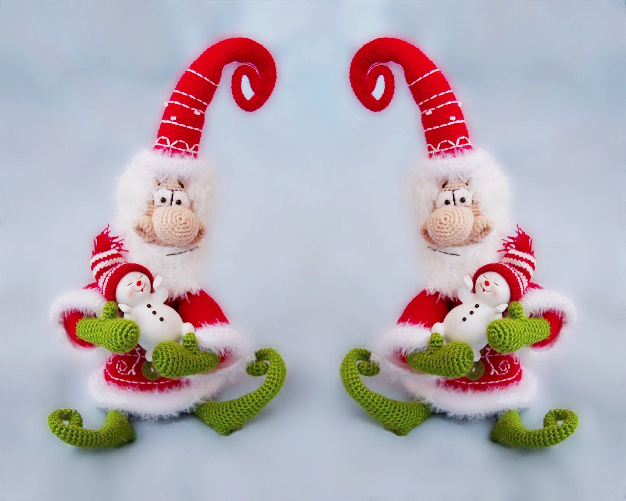 036 Santa Claus, Father Frost, Father Christmas Crochet Pattern ...