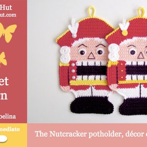 108 Easy Crochet Pattern - Nutcracker Decor, Potholder, Place Mat, Hotpad, Coaster, Table ...