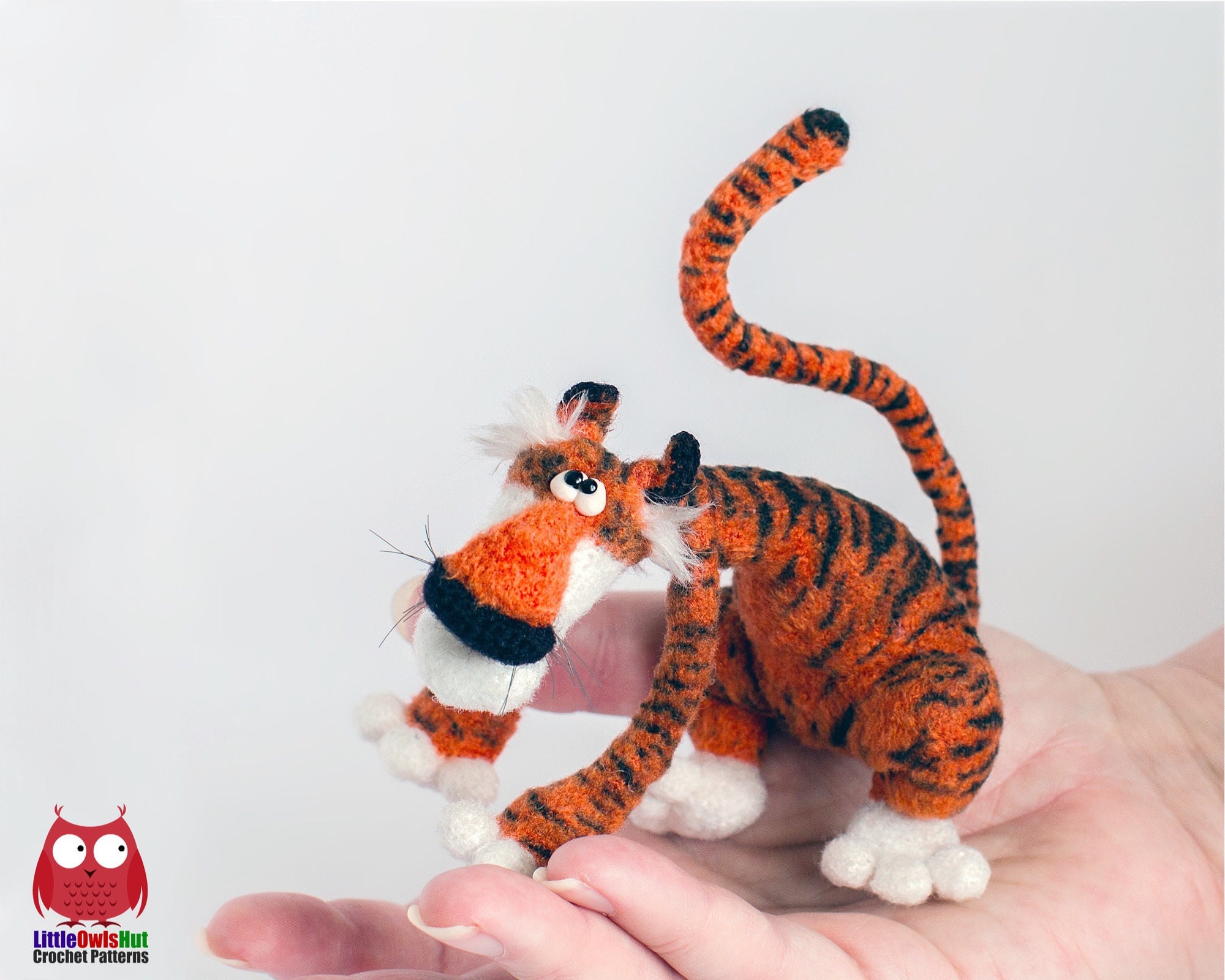 304 Crochet Pattern Vzhik the Tiger Soft Toy PDF File by - Etsy UK