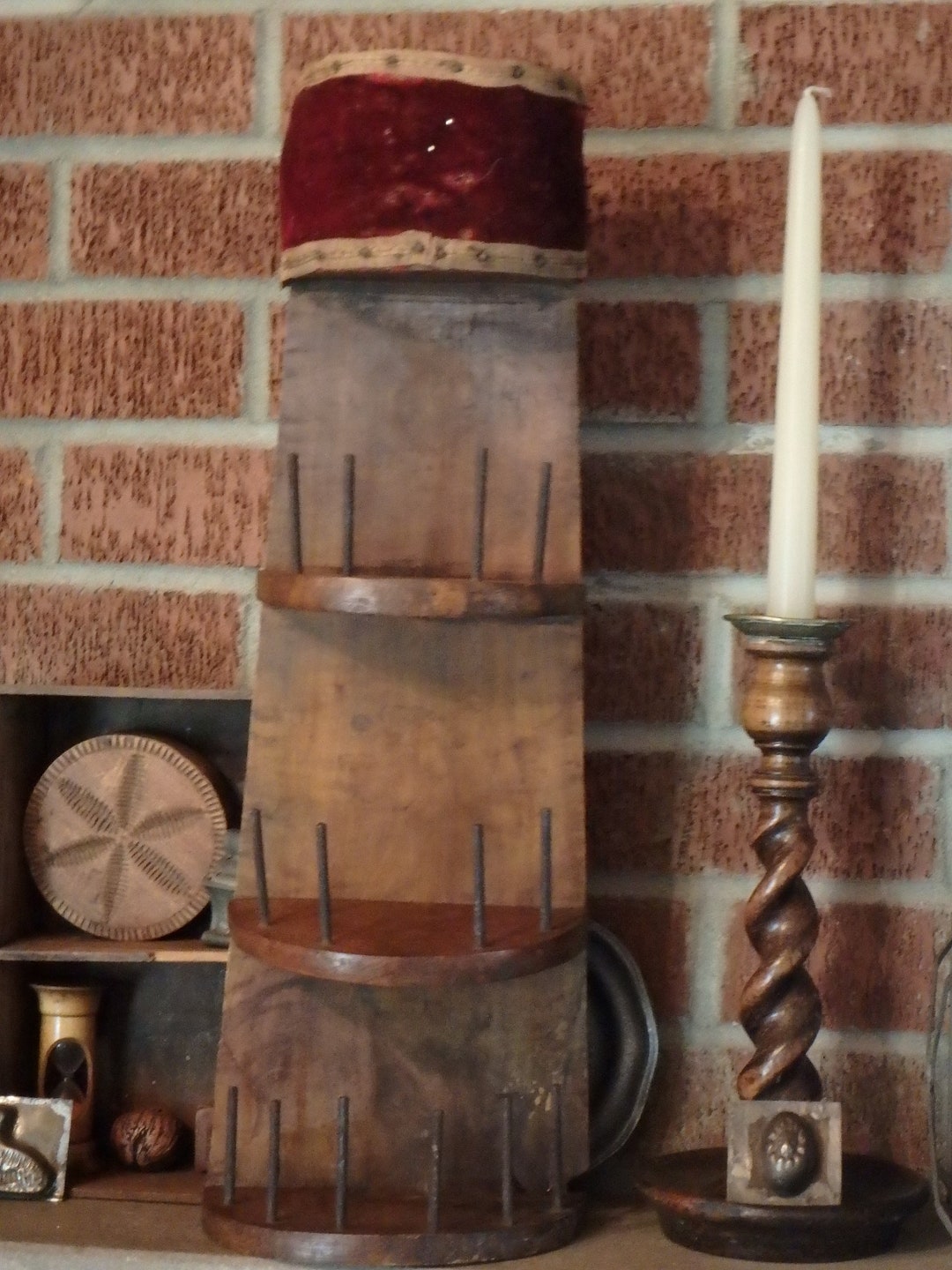 Antique Spool Holder Shelf - Etsy
