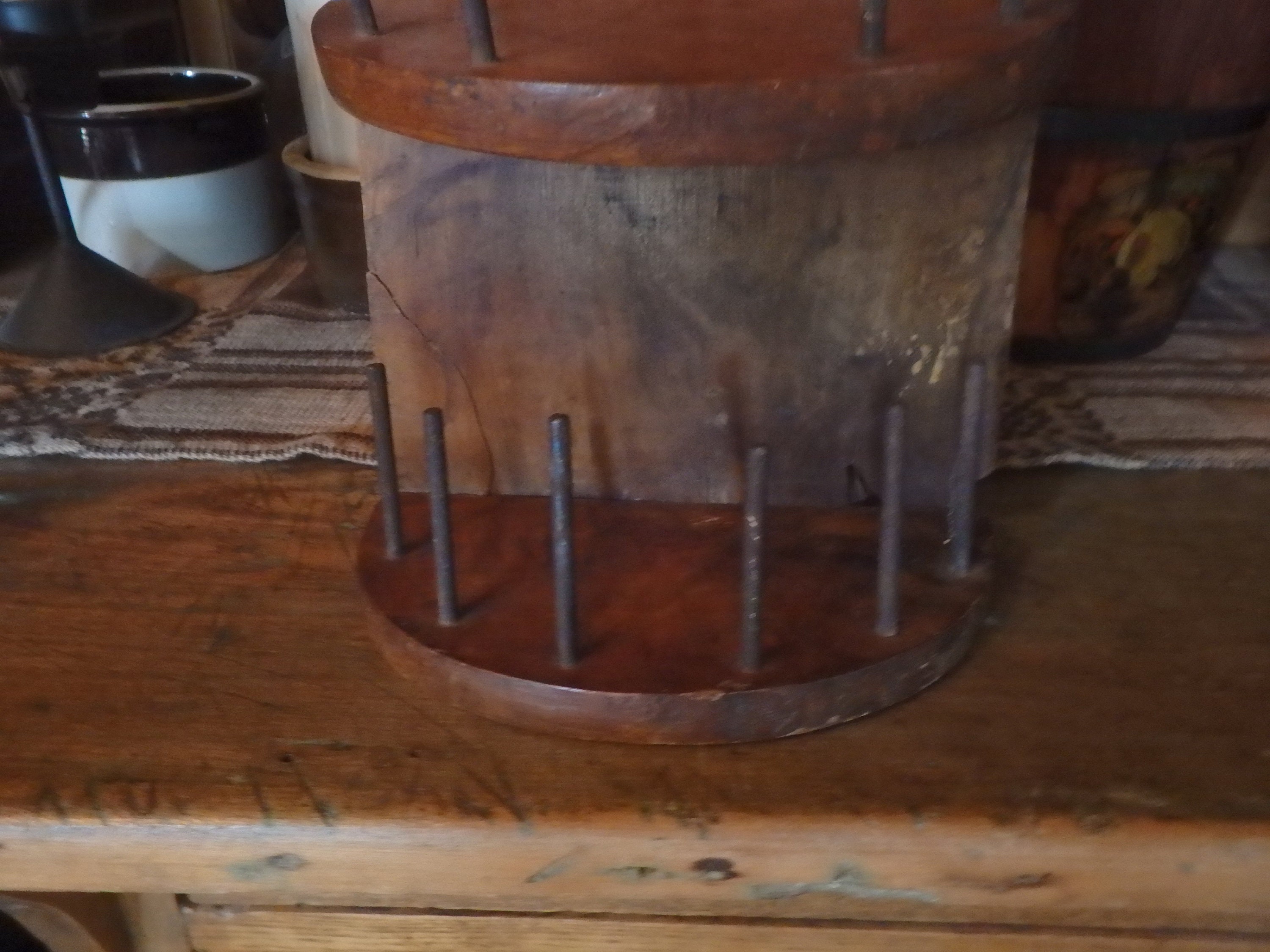 Antique Spool Holder Shelf - Etsy