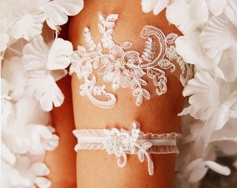 Bridal Garter Wedding Garter Belt Luxury Ostrich Feather | Etsy