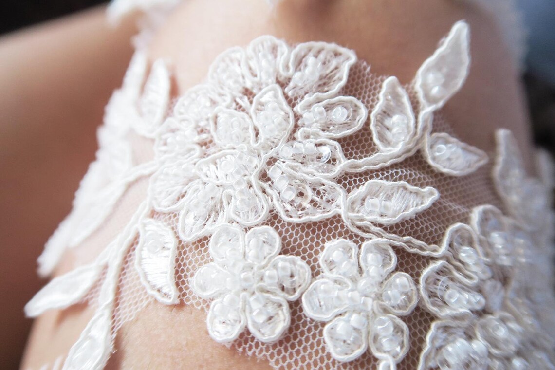Wedding Garter Set Bridal Garter Belt Keepsake Garter Toss - Etsy