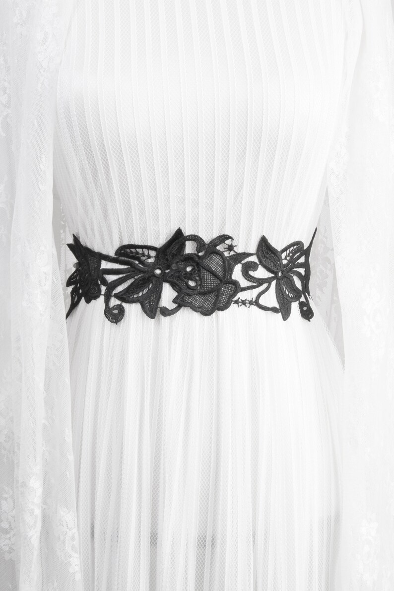 Black Sash Belt Wedding Sash Belt Bridal Belt Ribbon Belt | Etsy