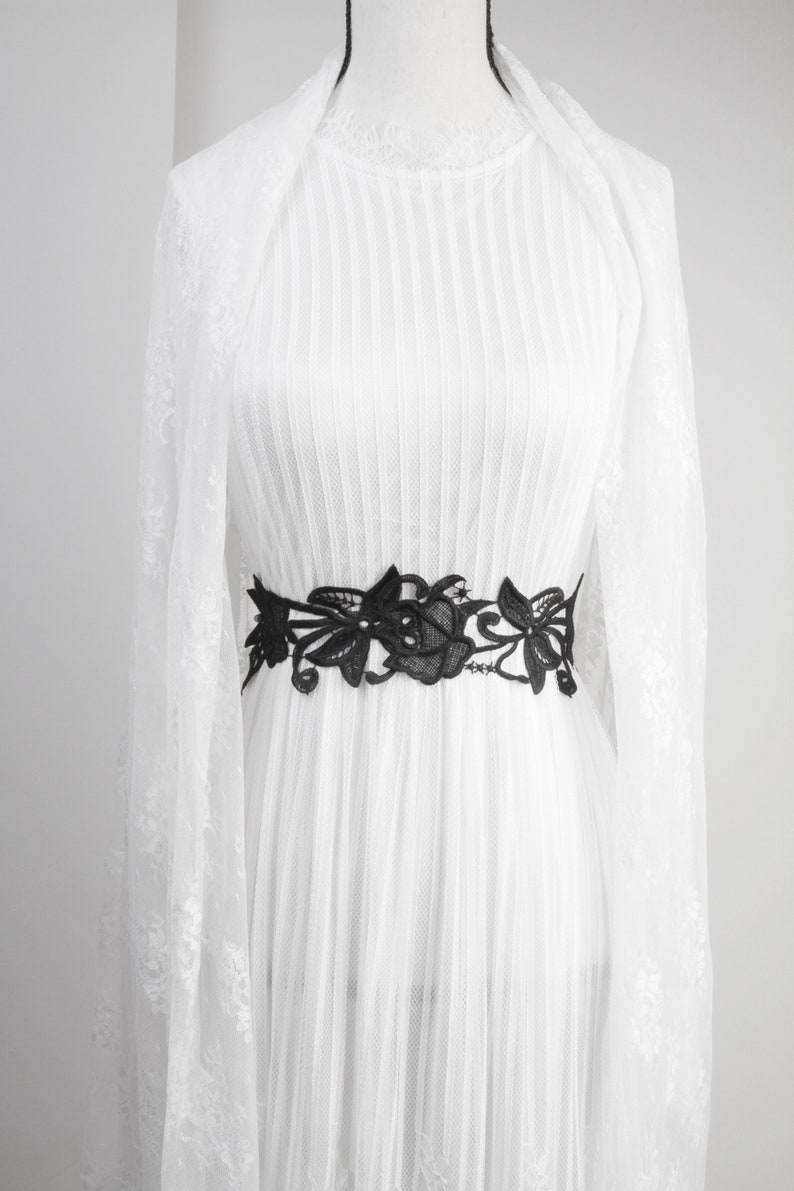 Black Sash Belt Wedding Sash Belt Bridal Belt Ribbon Belt | Etsy