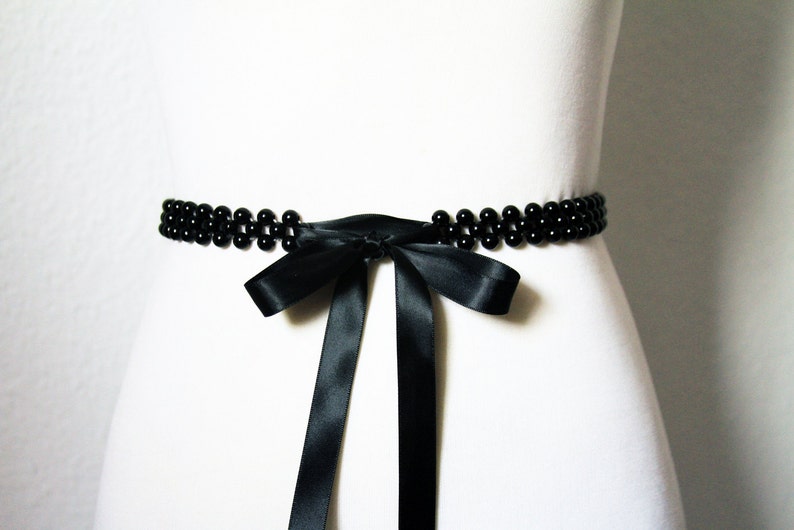 Skinny Black Sash Belt Bridal Sash Belt Wedding Sash Belt - Etsy