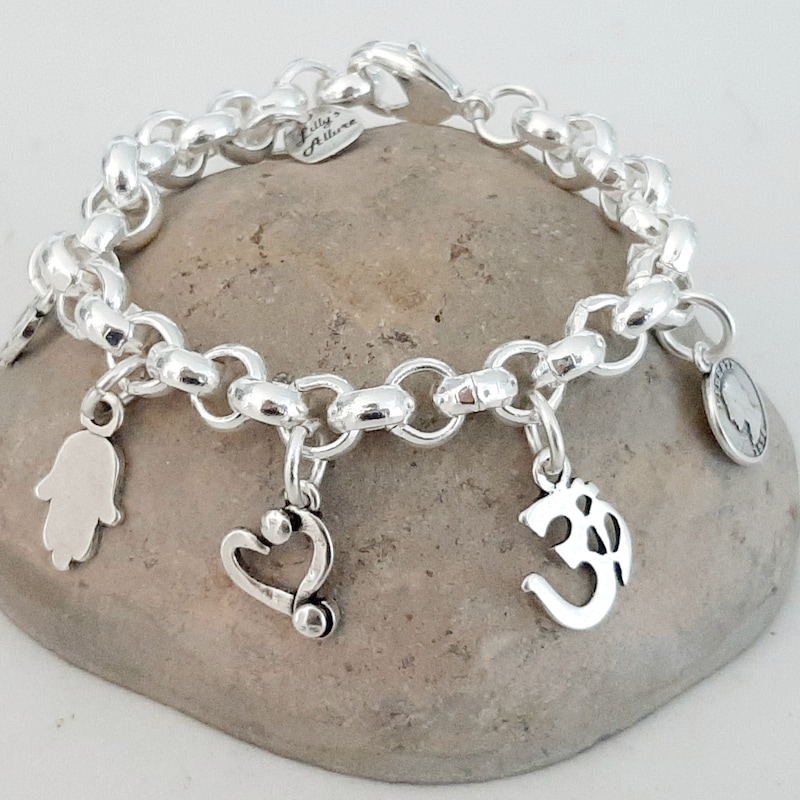 Silver Lucky Charm - Etsy