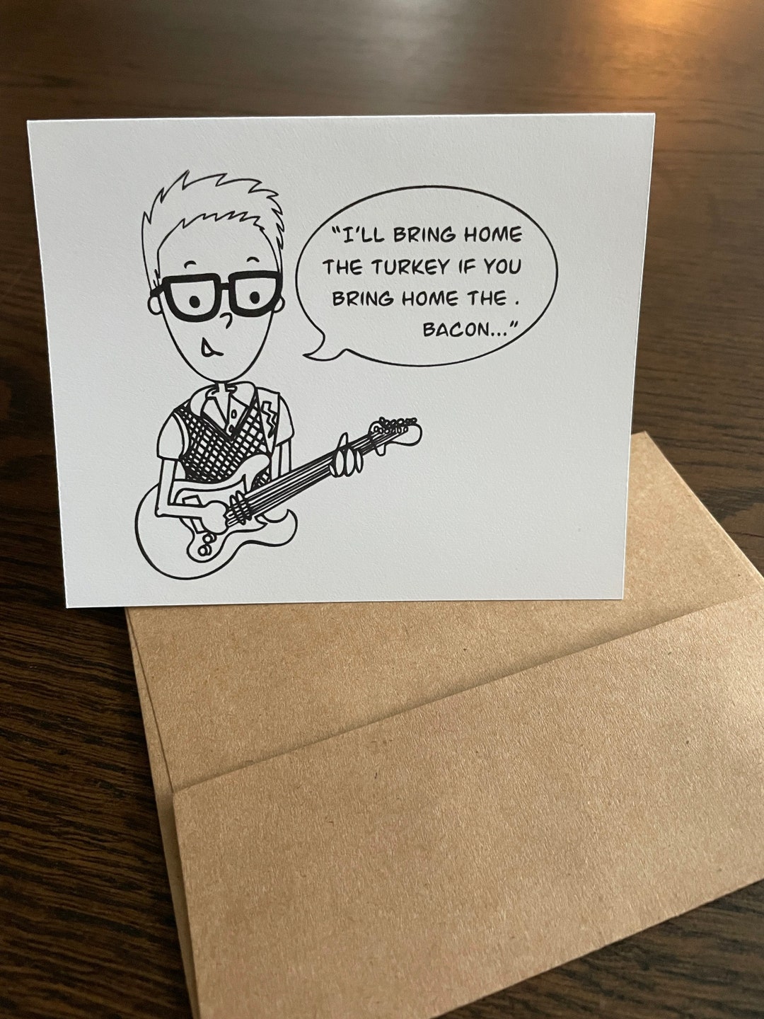 Lyrics greeting card- Weezer“El Scorcho” - Love card Anniversary card ...