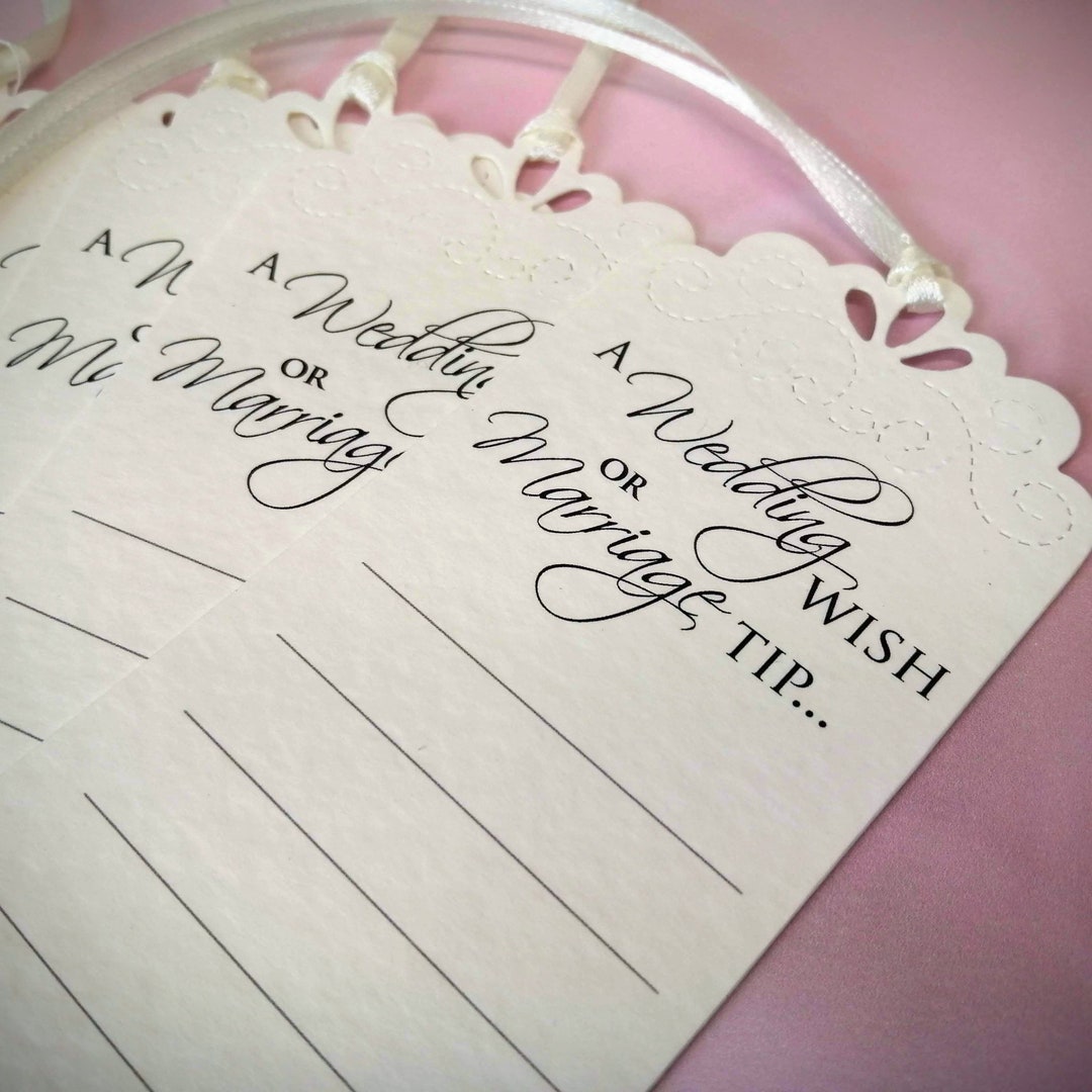 8pcs Wishing Tags - Made for Any Event - Alternative Guest Book / Baby ...