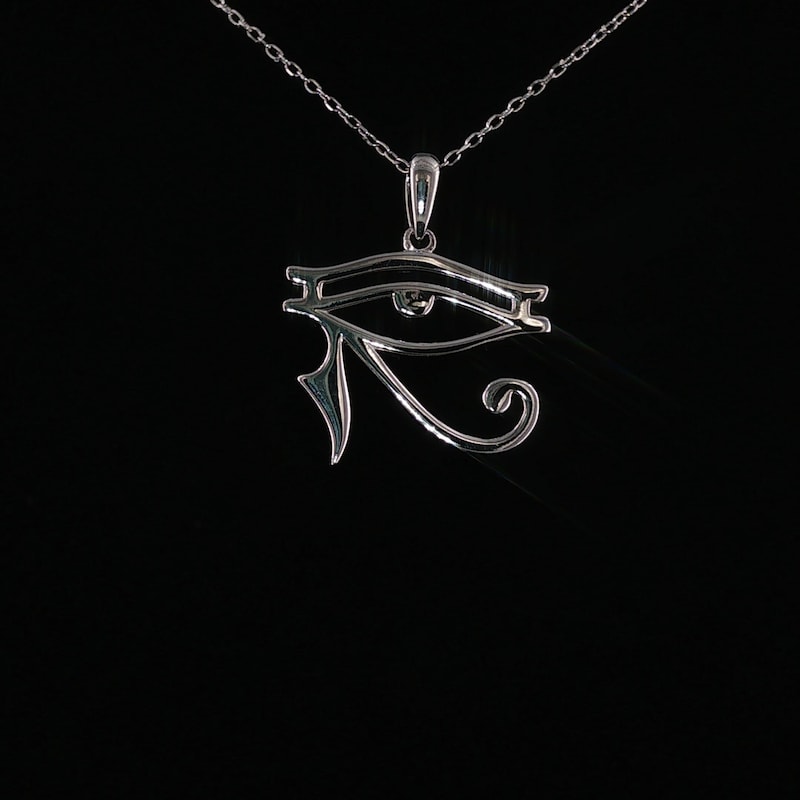 925 Eye of Horus Pendant - Etsy