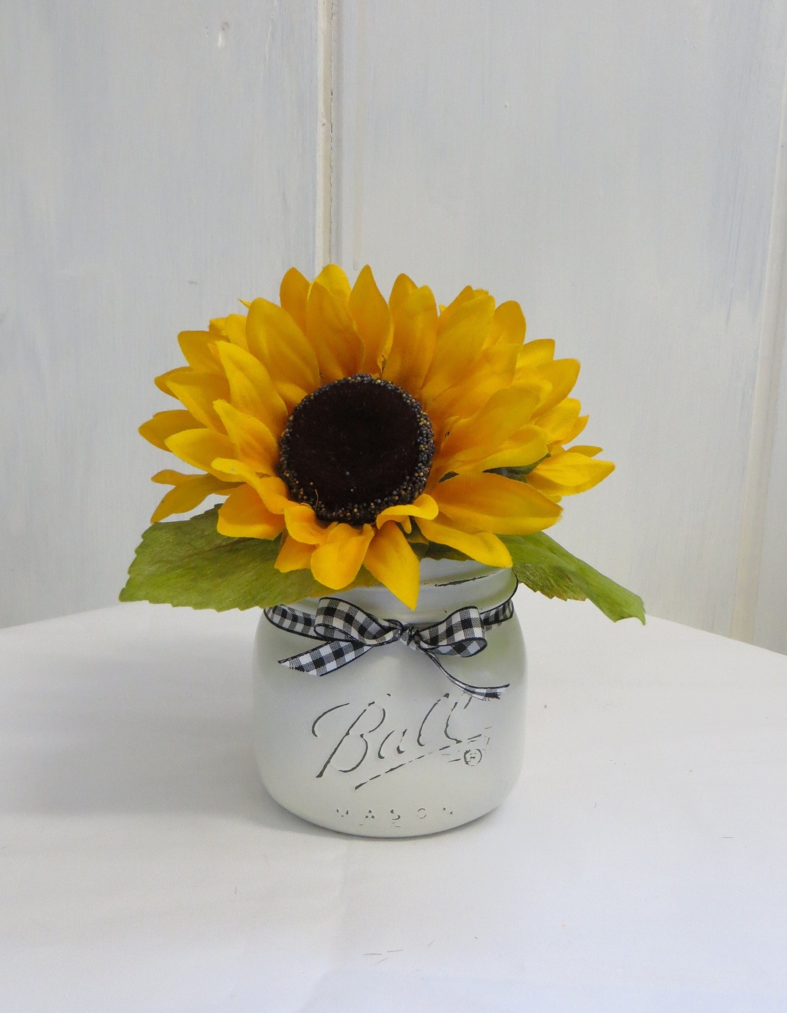 Sunflower Mason Jar Rustic Home Tiered Tray Decorfarmhouse - Etsy