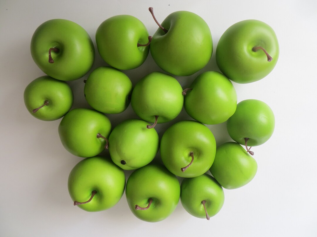 Small Green Apples,artificial Fruit,fake Faux Apples,jar Filler,craft ...
