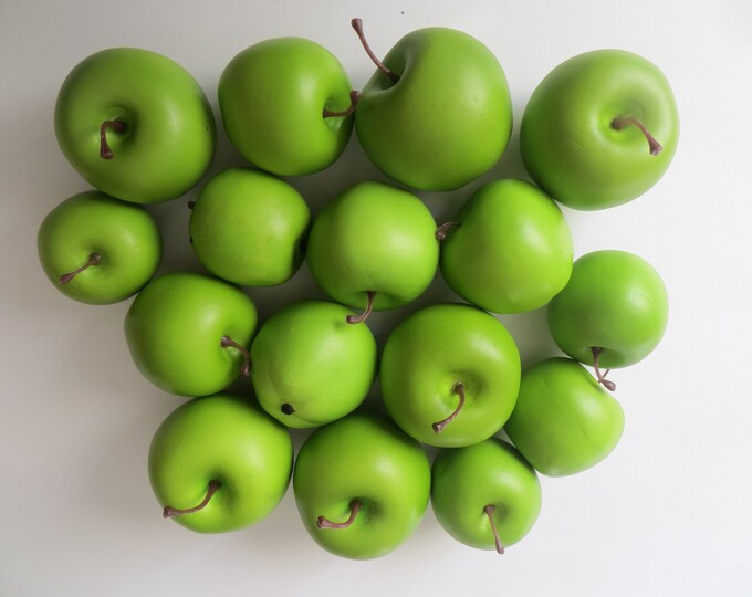 Small Green Apples,artificial Fruit,fake Faux Apples,jar Filler,craft ...