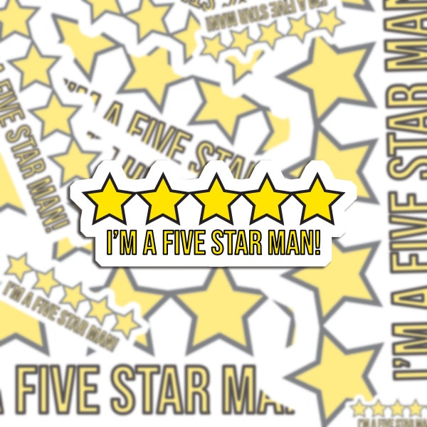 Five Star Stickers - Etsy