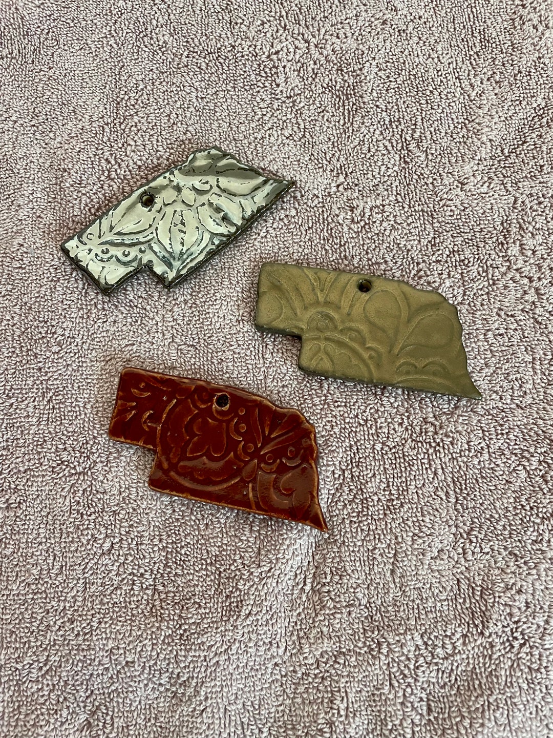 Go Big Red Nebraska Shaped Ceramic Ornament in Red Gold or Silver - Etsy