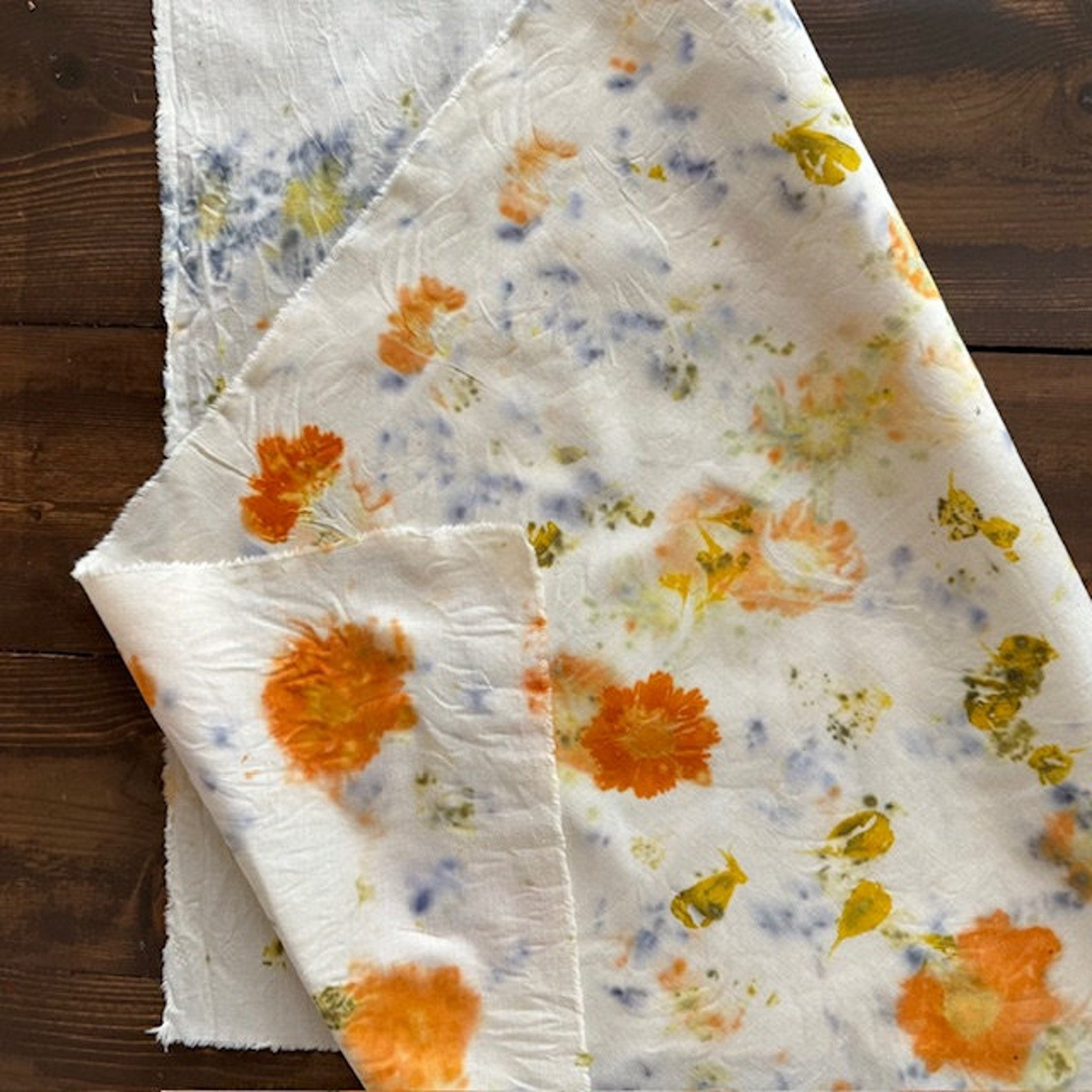 Natural Dye Fat Quarter - June Dye Garden - Etsy