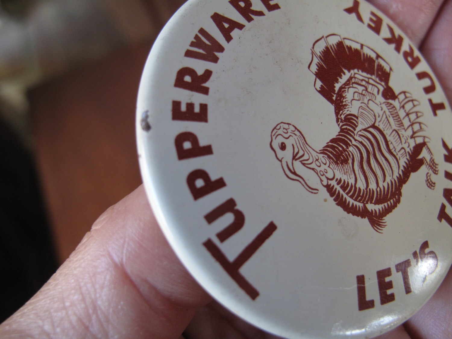 Let's Talk Turkey Tupperware Pin, Tupperware Brooch, Jewelry, Pinback ...