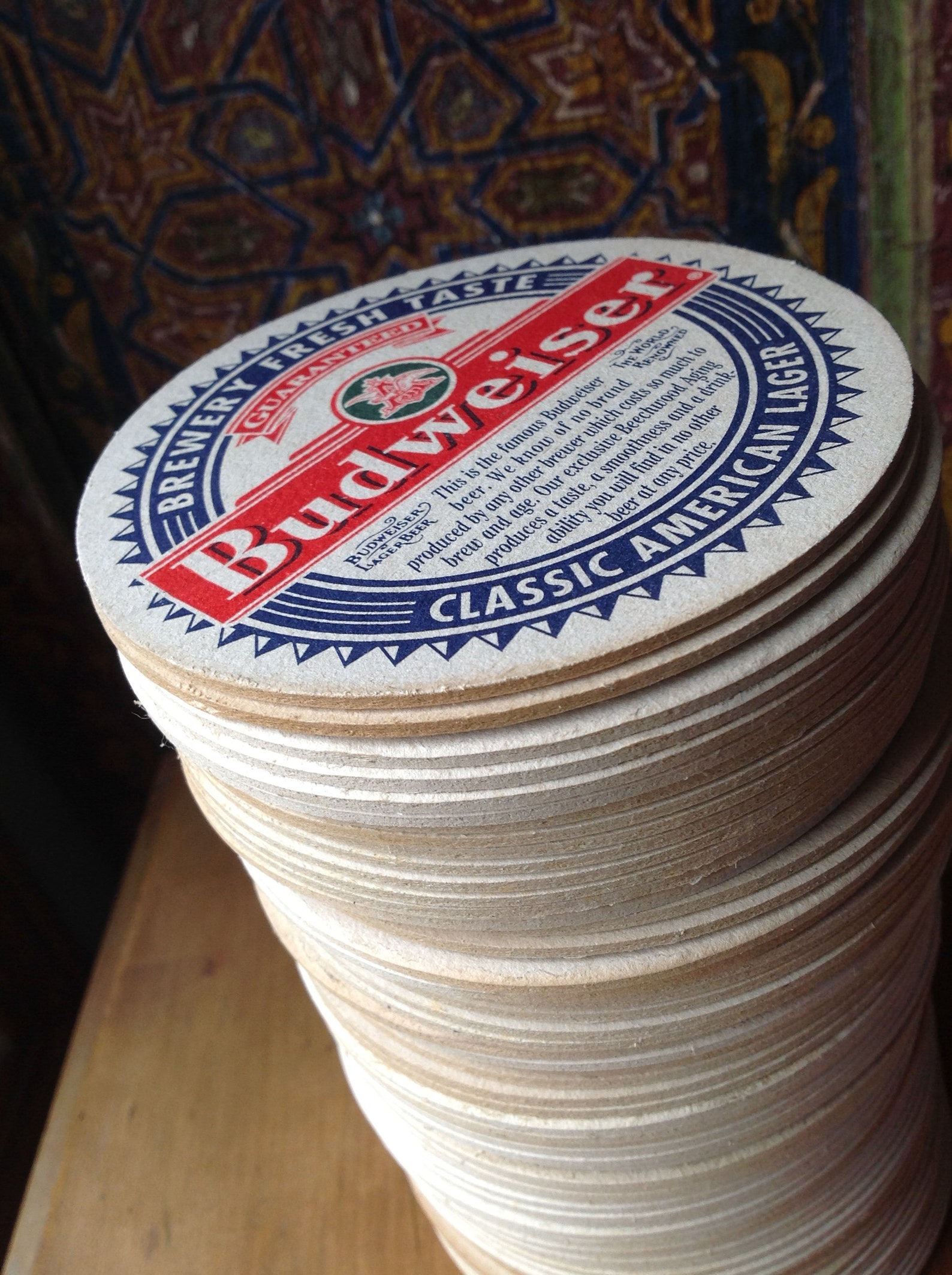 68 Budweiser Beer Coasters Vintage NOS 4 Coasters - Etsy