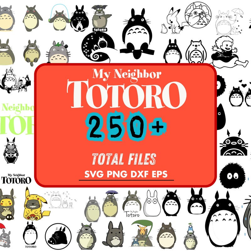 Svg Clipart Bundle Ghibli - Etsy