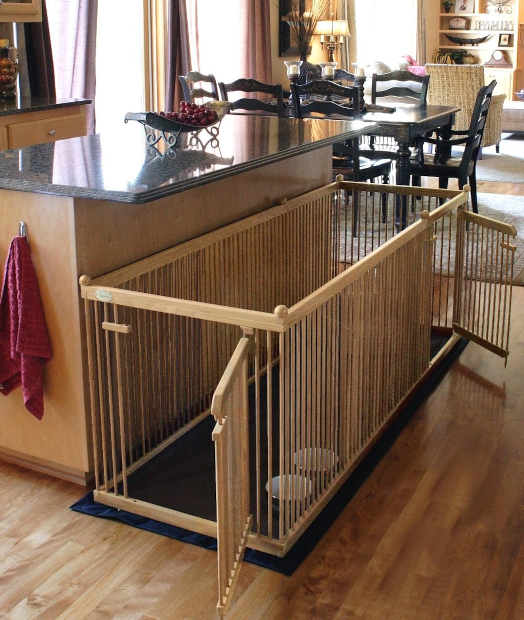 2'x 6' Oversized Indoor Dog Kennel With Machine-washable Fabric Snap-on ...