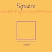 Printable Square EPP Template PDF Instant Download - Etsy