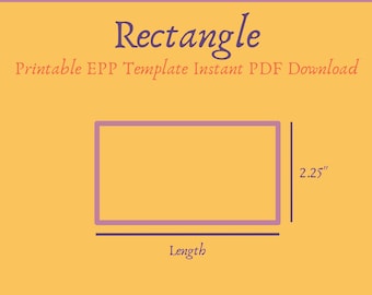 Printable Applecore EPP Template Instant PDF Download - Etsy