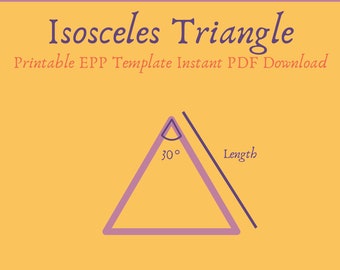 30 Degree Triangle - Etsy