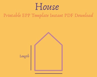 Printable Pentagon EPP Template PDF Instant Download | Etsy