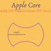 Printable Applecore EPP Template Instant PDF Download - Etsy