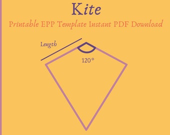 Printable Equilateral Triangle EPP Template Instant PDF | Etsy