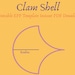 Printable Clam Shell EPP Template Instant PDF Download - Etsy