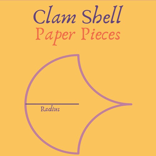 Pre-cut Clam Shell Paper Pieces EPP English Paper Piecing - Etsy