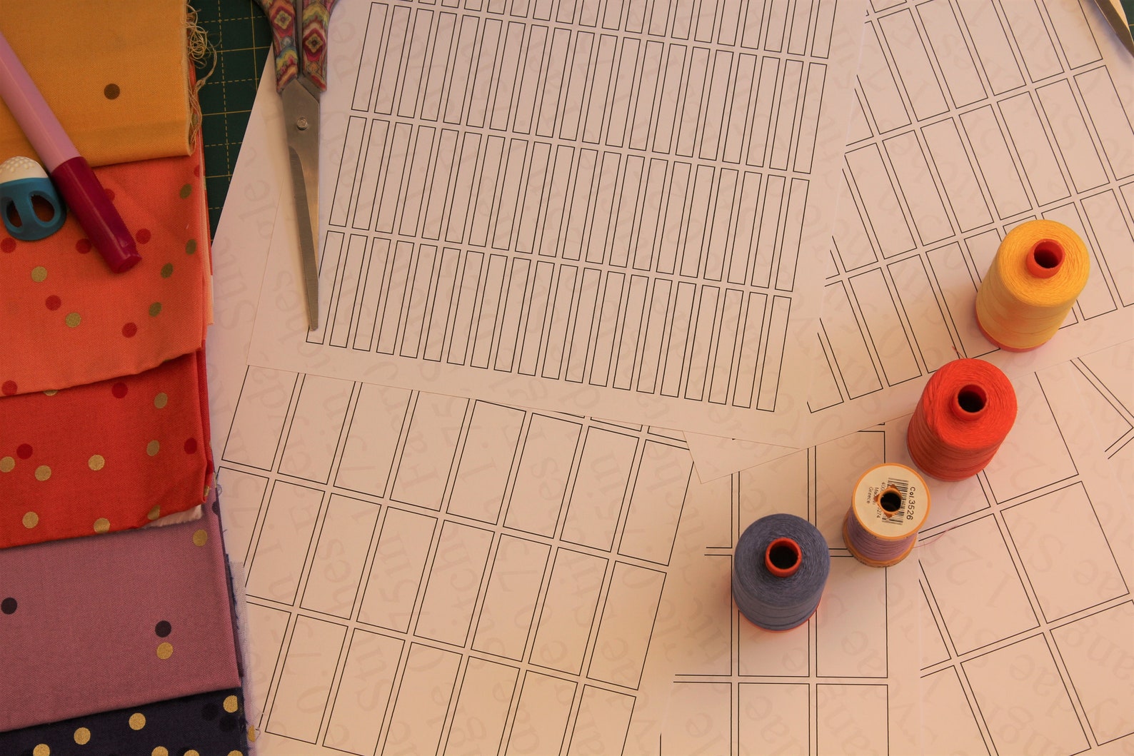 Printable 1.75 inch Rectangle EPP Template Instant PDF | Etsy