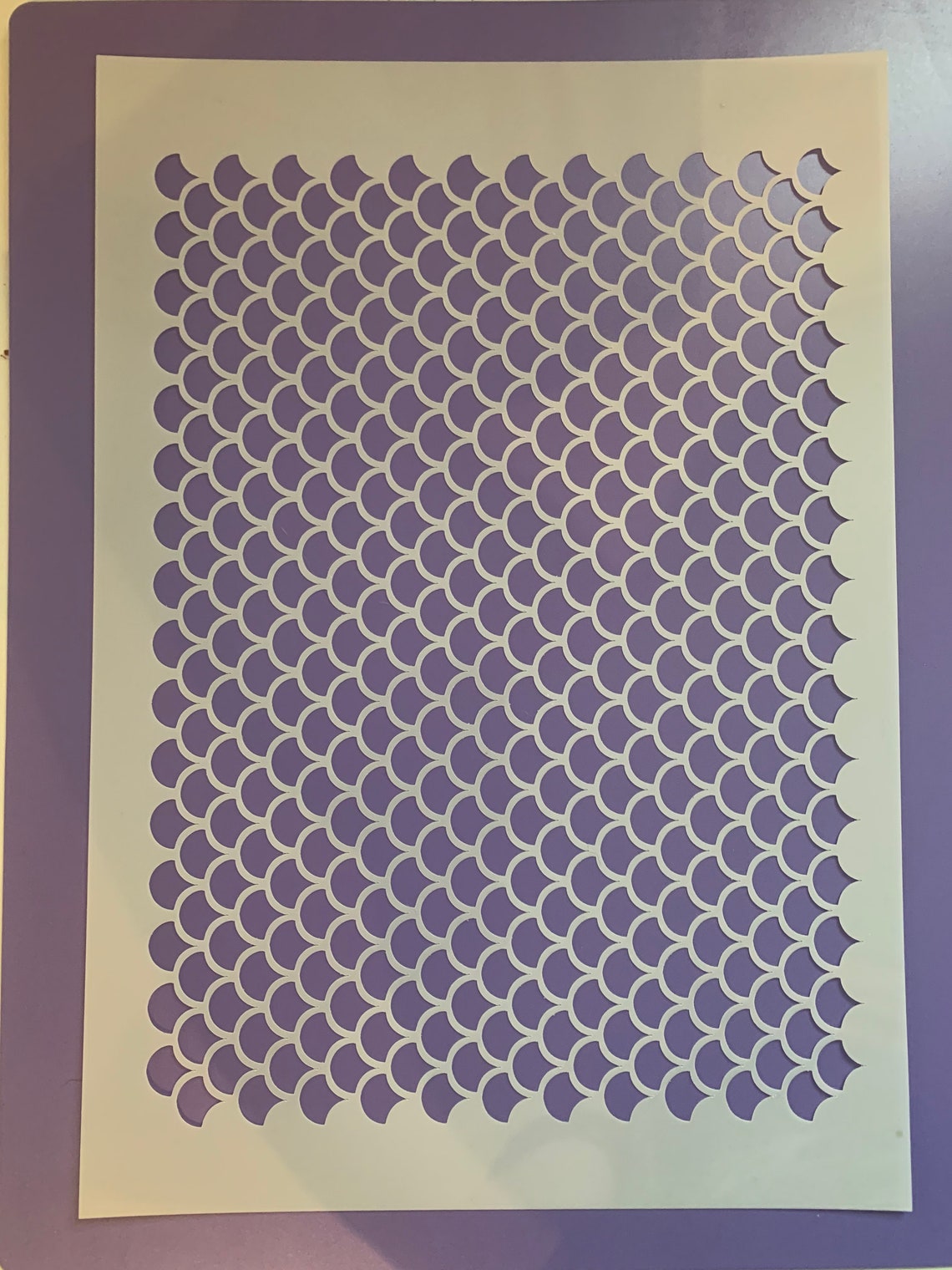 Clam Shell A4 Stencil 190 Micron Mylar Mixed Media Art Journal | Etsy