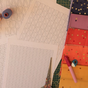 Printable 30/60/90 Degree Triangle EPP Template Instant PDF Download - Etsy