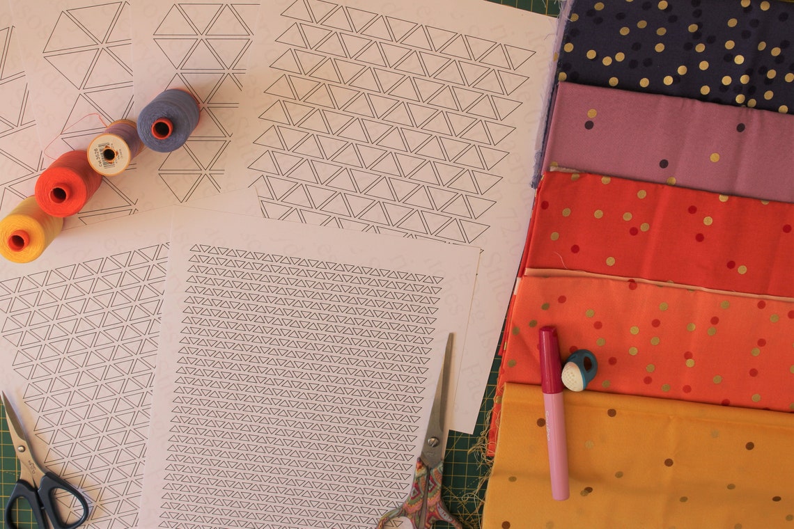 Printable Equilateral Triangle EPP Template Instant PDF - Etsy