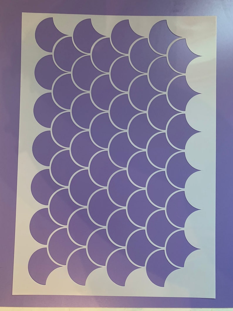 Clam Shell A4 Stencil 190 Micron Mylar Mixed Media Art Journal - Etsy