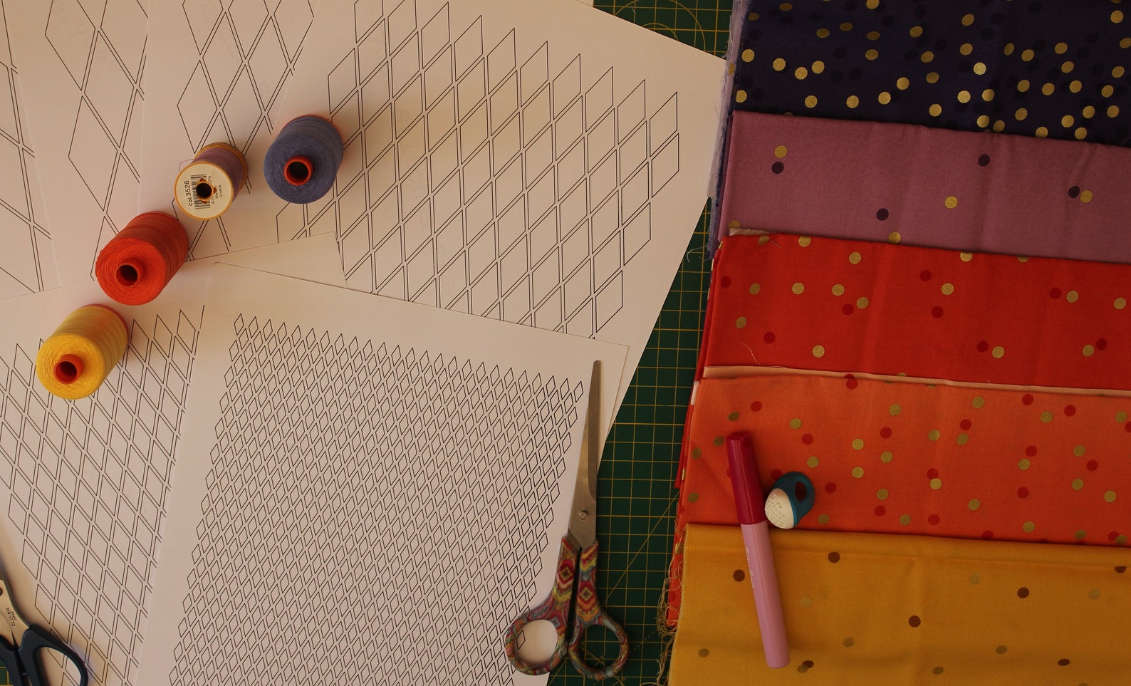 Printable 45 Degree Diamond EPP Template Instant PDF Download - Etsy