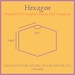 Printable 140 Degree Hexagon Coffin EPP Template Instant PDF Download ...