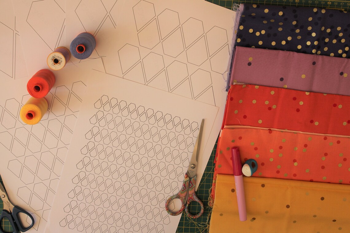 Printable Jewel EPP Template Instant PDF Download - Etsy Canada