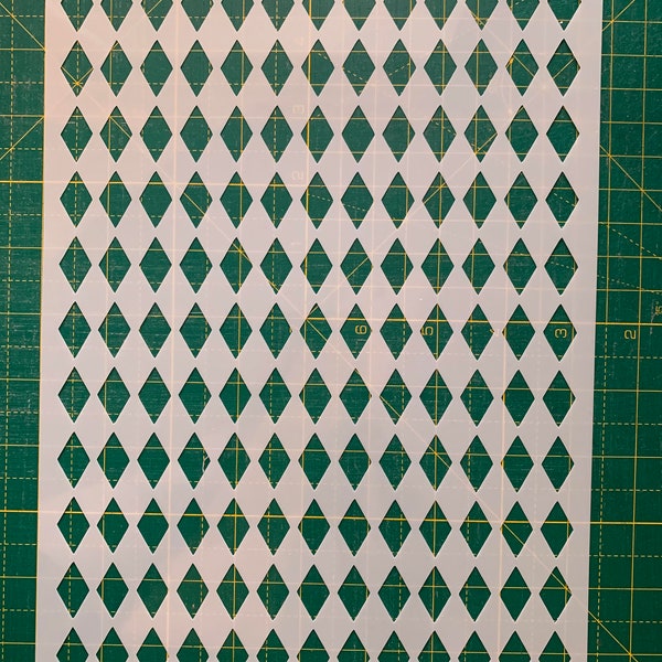 Harlequin Stencil - Etsy