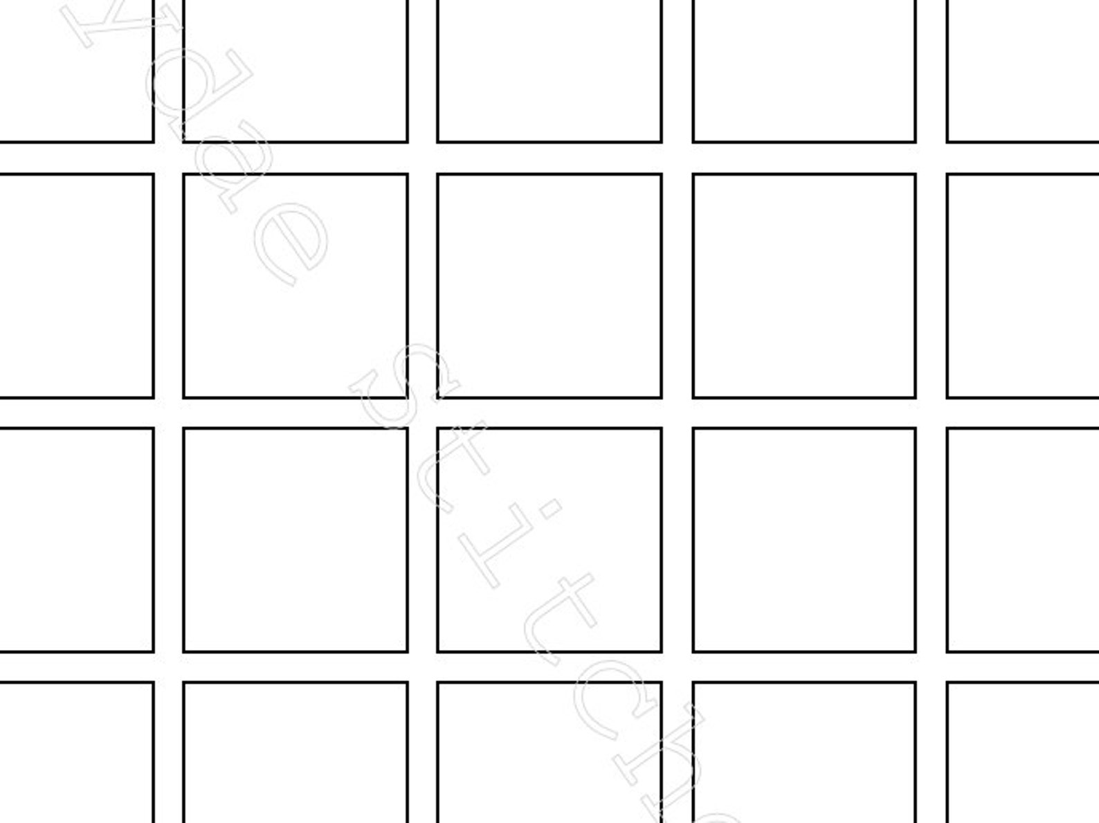 Printable Square EPP Template PDF Instant Download - Etsy