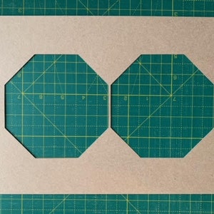 Octagon A4 Stencil 225gsm Kraft Card Mixed Media Art Journal - Etsy
