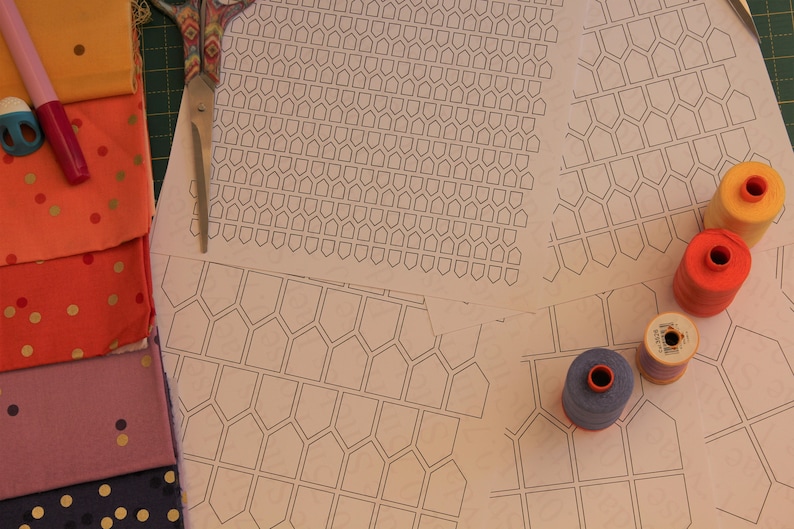 Printable Pentagon House EPP Template PDF Instant Download | Etsy