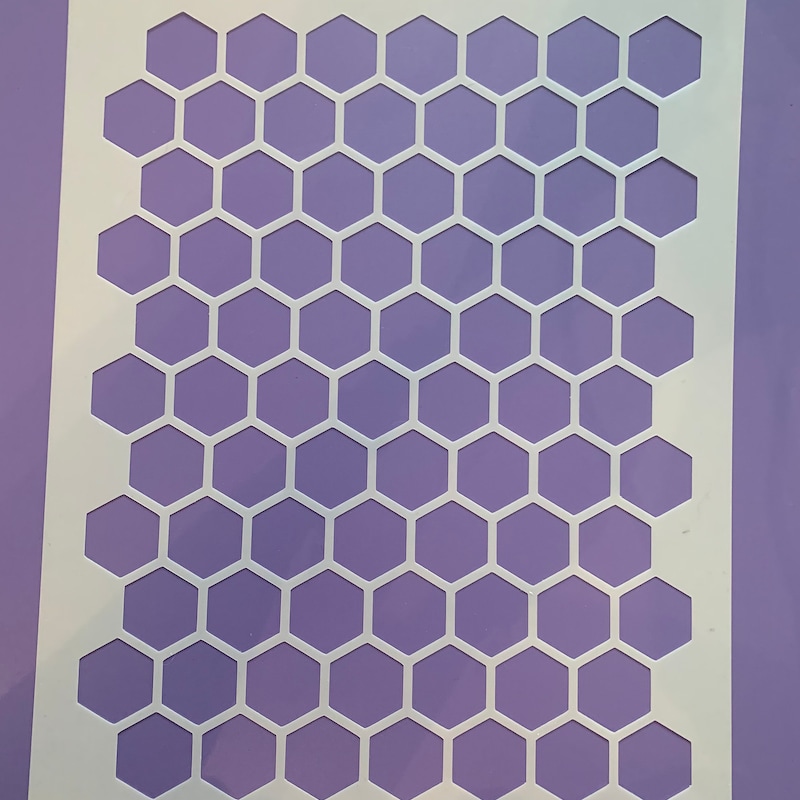 Hexagon Stencil - Etsy