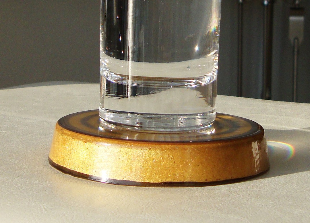 Orgone Orgonite® All-powerful Gold Coaster, Drink Charger, Water ...